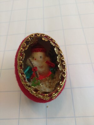 Vintage Decorative Collectible Eggshell Diorama Santa Claus | eBay