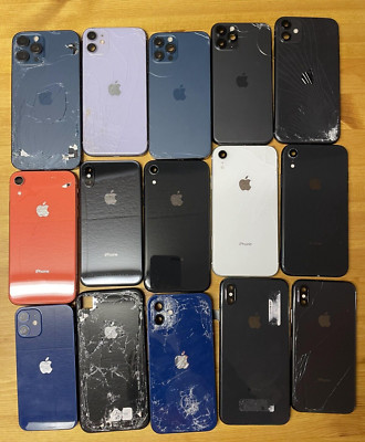 Defective Lot of 15 Apple iPhone Housing 11, 12, 12 Pro Max & More ...