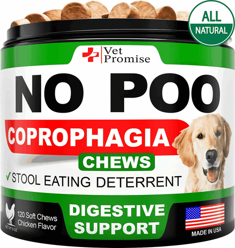 No Poo Chews Coprophagia Stool Eating Deterrent for Dogs 120 Soft ...