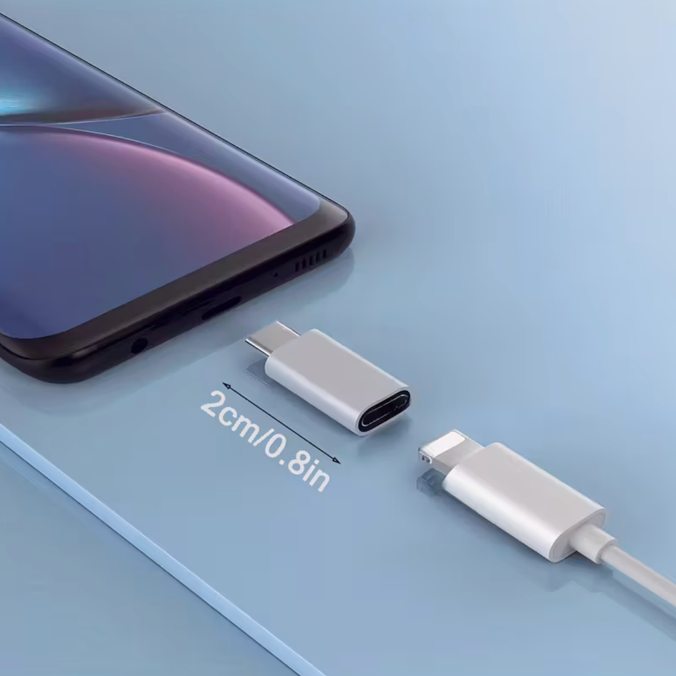 iPhone Compatible Female to USB-C Male Converter Fast Charging Adapter ...