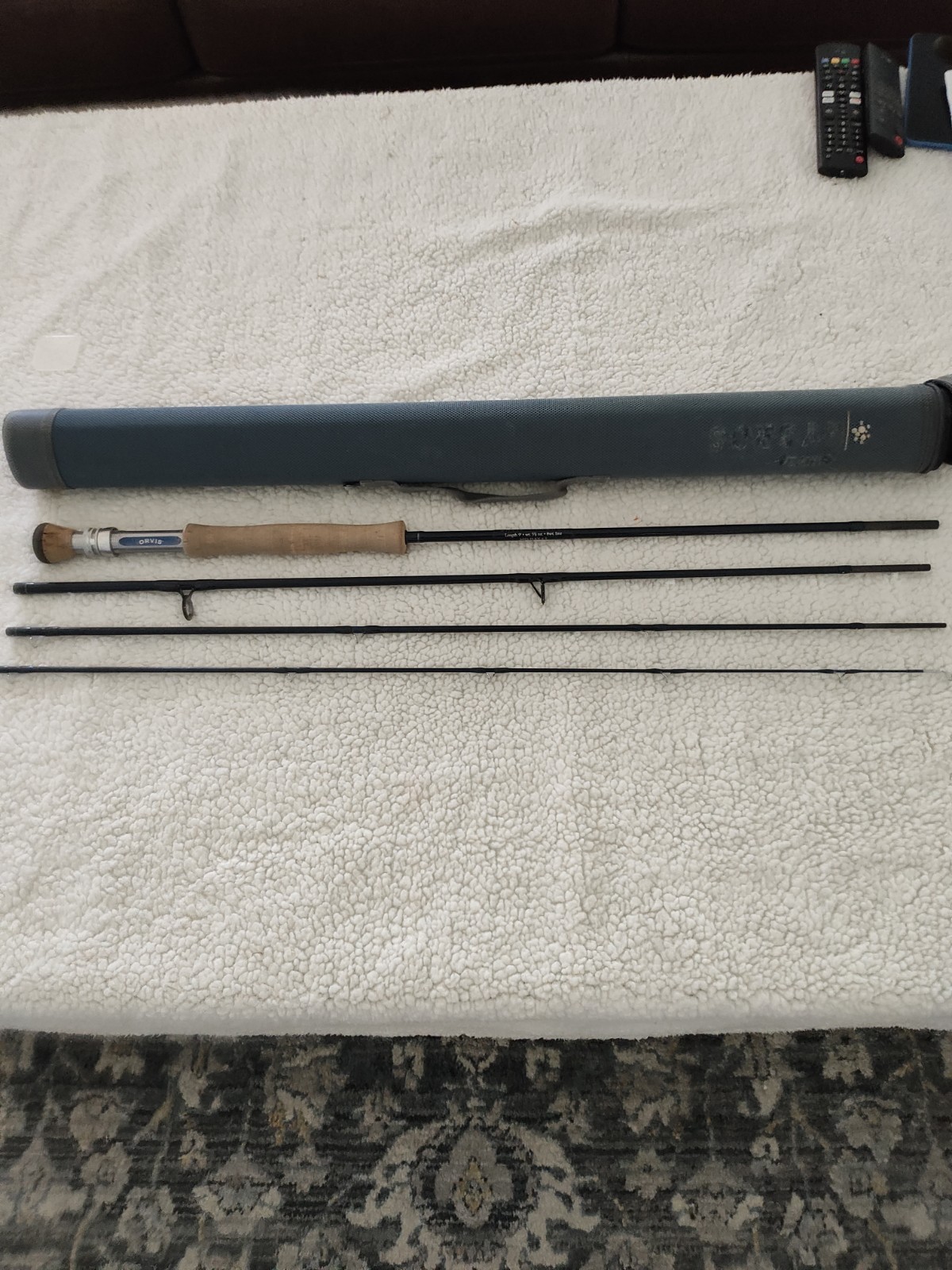 Orvis Hydros Rod 4 piece 8 Wt w/fighting butt | eBay