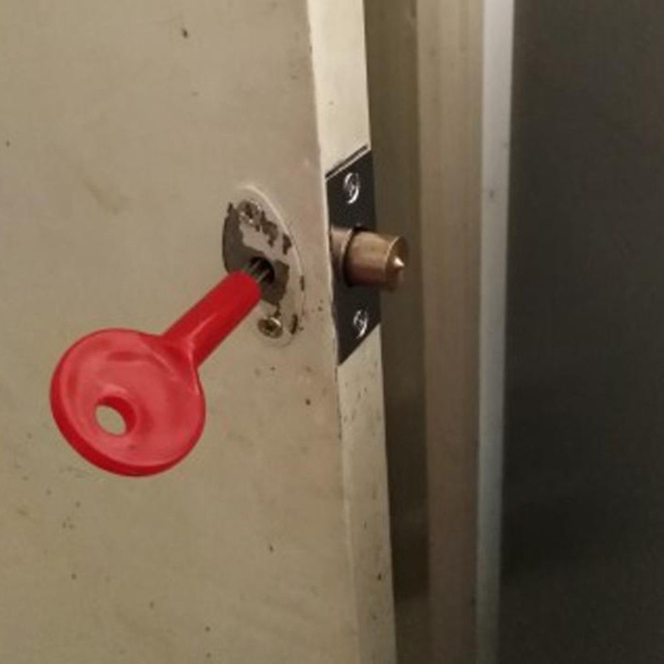 For Fire Doors Copper Channel Lock Inspection Door Lock For Fire ...