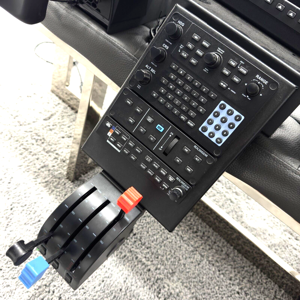 RealSimGear Dual 1000 XFD + Persepective + Panel + HoneyComb Yoke ...