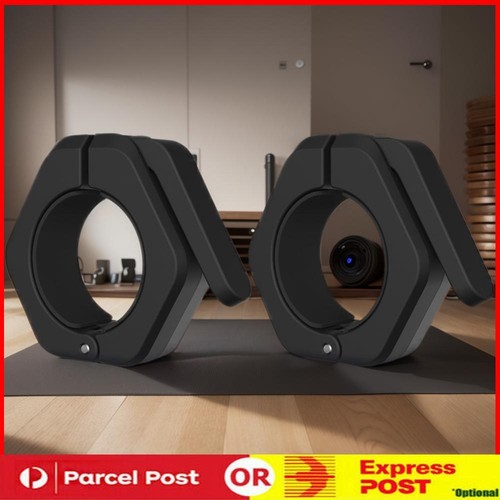 1 Pair 2 Inch Barbell Clips Weight Bar Plate Locks for Bars at Home Or ...