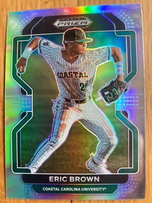 2022 Prizm Draft Picks Baseball Base Silver #PDP27 Eric Brown | eBay