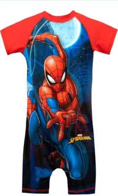 MARVEL One Piece Spiderman Swimsuit / Swimming Size 4 | eBay