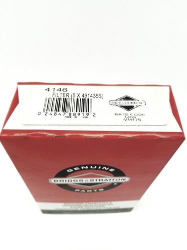 Briggs & Stratton 4146 Filter Pre-Cleaner 491435S Pack of 5 NOS OEM | eBay