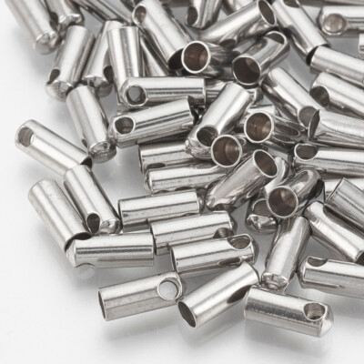 10 Stainless Steel End Caps for 3mm Cord Chain UK | eBay UK