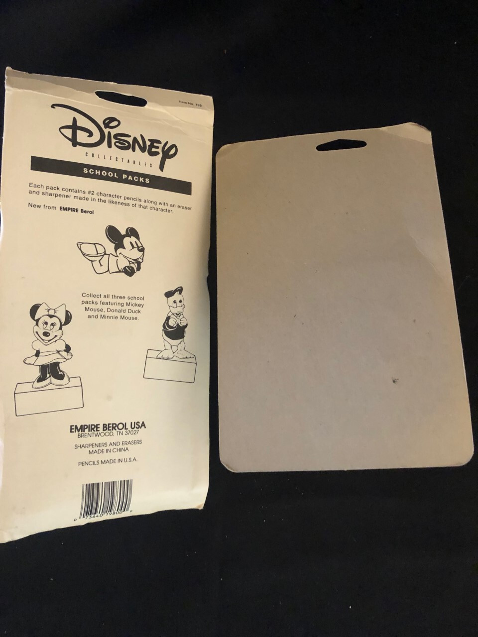 Vintage Disney Donald Duck Pencil set and Fishing Bobber | eBay