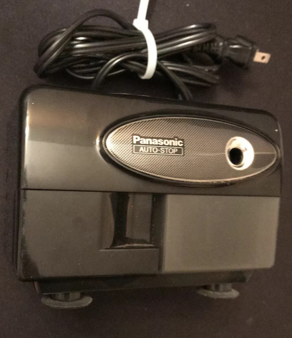 Panasonic KP-310 Electric Pencil Sharpener Black Auto Stop Tested ...