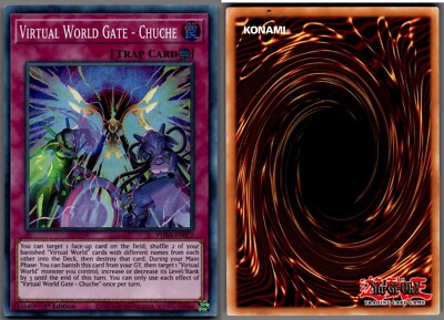 PHRA-EN072 Yugioh, Virtual World Gate - Chuche, Holo Super Rare | eBay