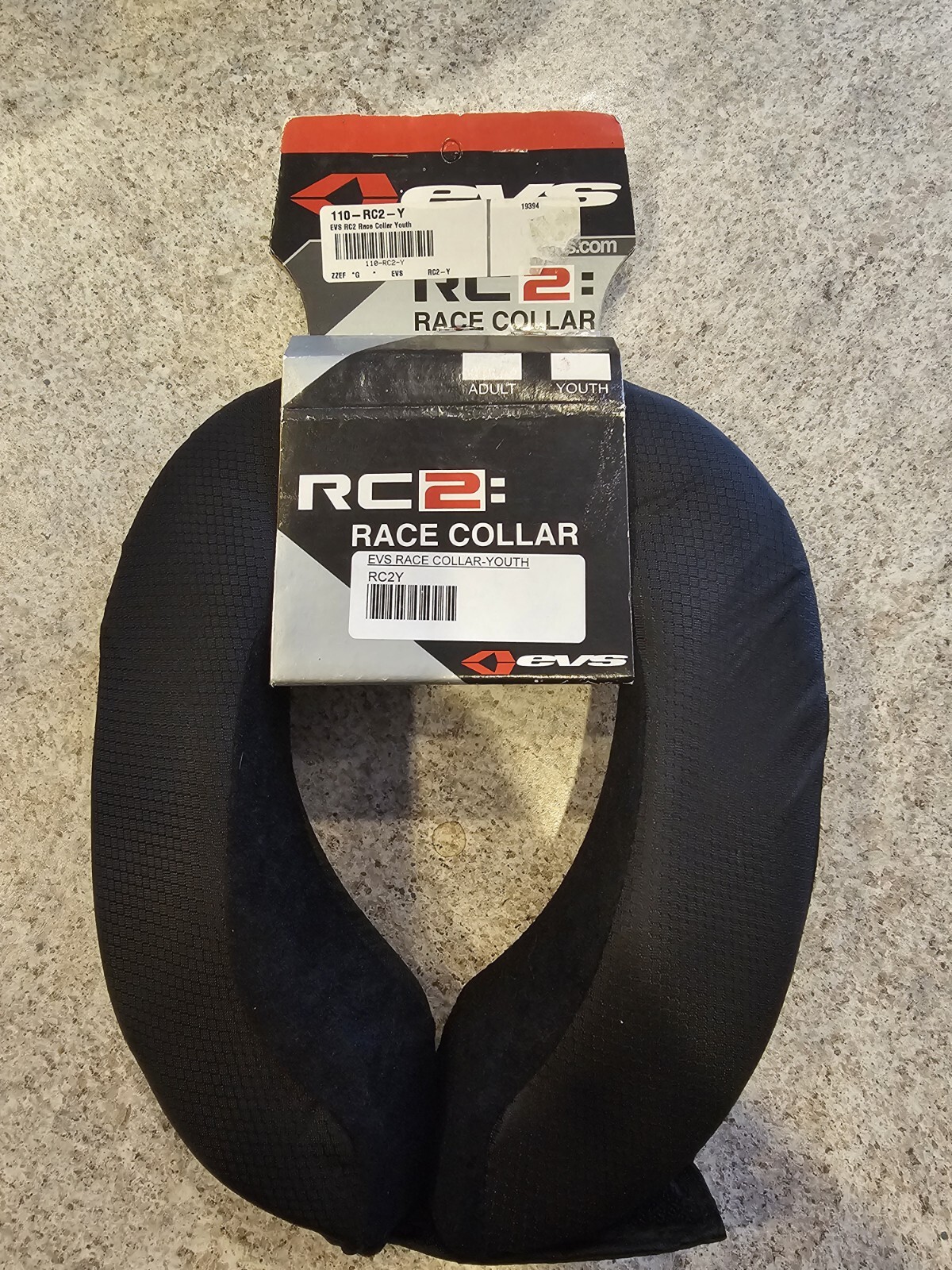 New EVS RC2 RACE COLLAR YOUTH - BLACK -MotorCross | eBay