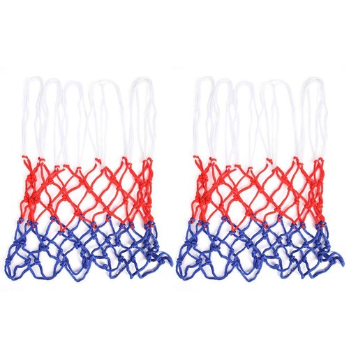 6Pcs Standard Tri-Color Waterproof Basketball Hoop Net for Outdoor ...