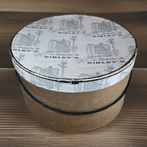 Vintage SIBLEY'S Millinery Hat Box EMPTY Rochester NY Dept Store ...