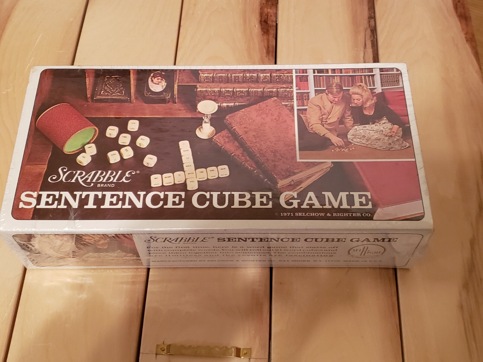 Scrabble Sentence Cube Game Vintage Factory Sealed Original Box | eBay