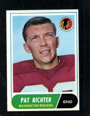 1968 TOPPS #114 PAT RICHTER NM REDSKINS *INVAJ2954 | eBay
