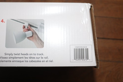 Lithonia Lighting 3-Light Step Baffle Kit Track Lighting Black 4-ft | eBay