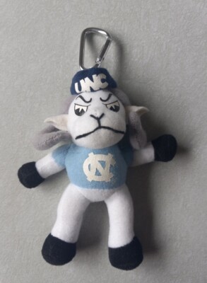 UNC North Carolina Tar Heels Mini 5 Inch Plush Mascot Keychain Team ...