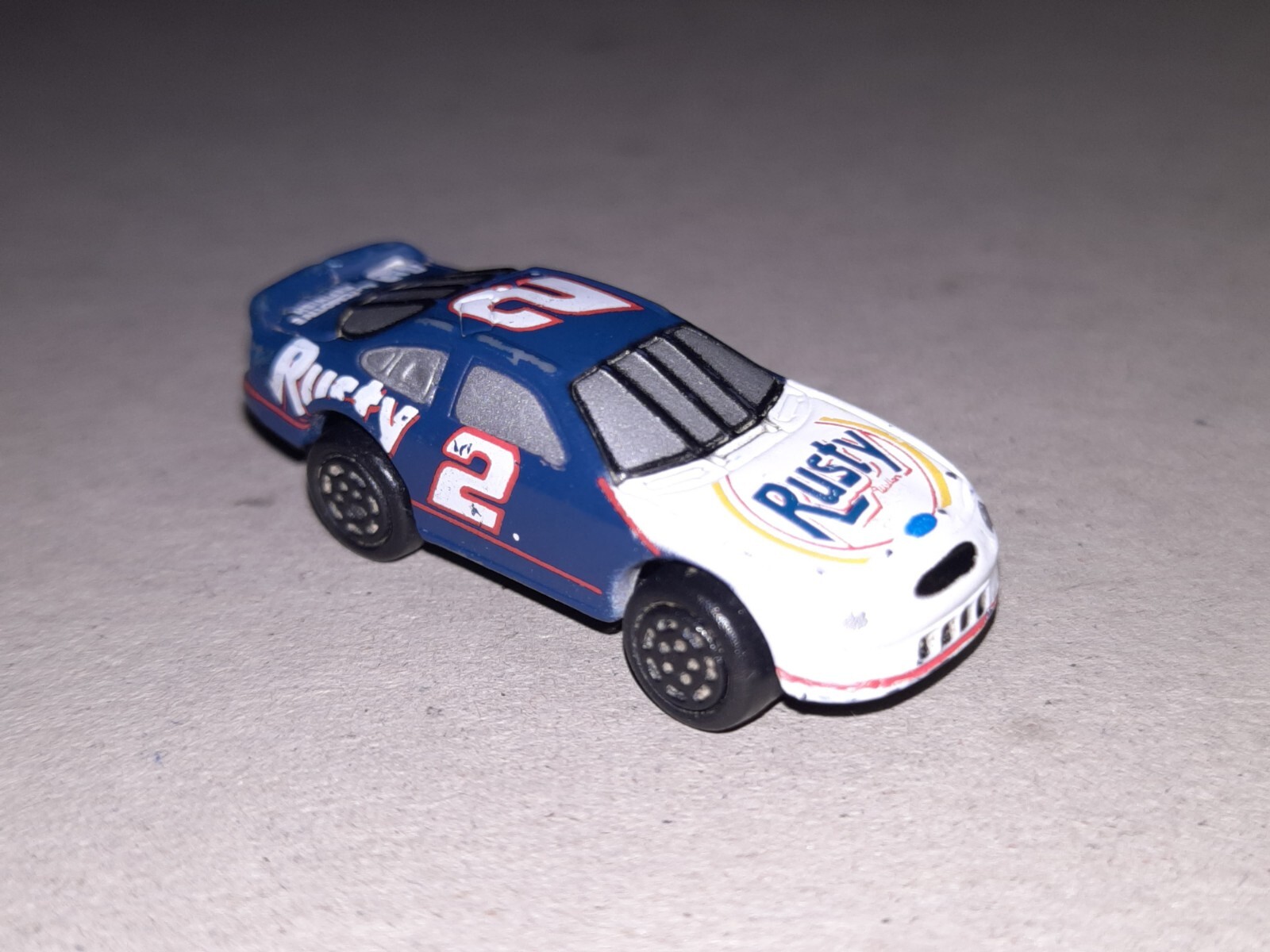 Rusty Wallace #2 Ford Taurus T-Bird Stock Car NASCAR Micro Machines 1/ ...