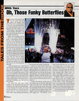 Tazz WWE Debut Pro Wrestling Magazine Page WrestleMania WWF AEW ...