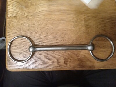 Loose ring Mullen mouth driving bit ribbed smooth stainless steel | eBay