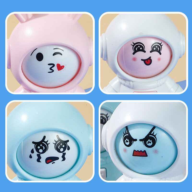2 In 1 Face Changing Guessing Game Rabbit Astronaut Interactive Parent ...