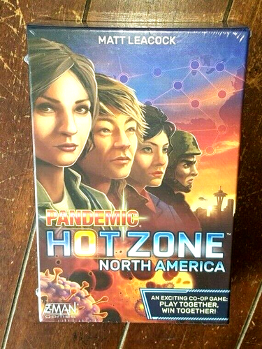 PANDEMIC HOT ZONE NORTH AMERICA Board Game (2-4 Players, Z-Man Games ...