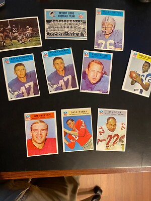 1966 Philadelphia Football Cards - Pick The Cards to Complete Your Set ...
