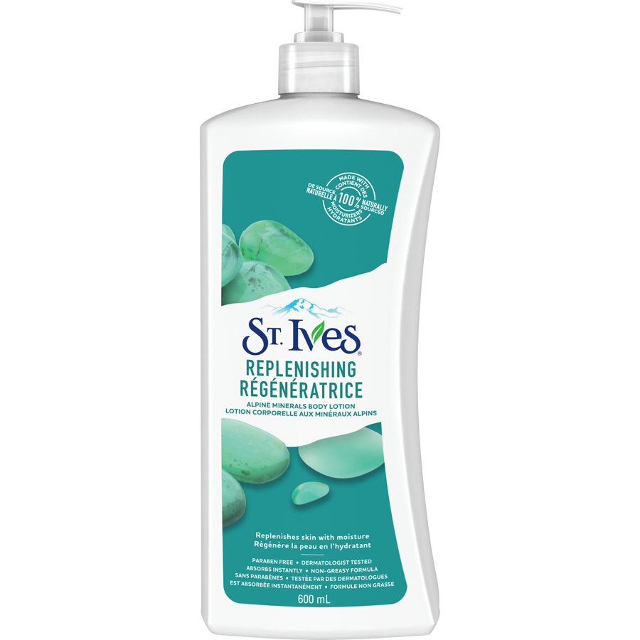 3x St. Ives Replenishing Alpine Mineral Therapy Body Lotion 21 oz New ...