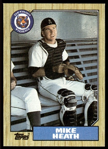 1987 Topps Baseball Card Mike Heath Detroit Tigers #492 | eBay