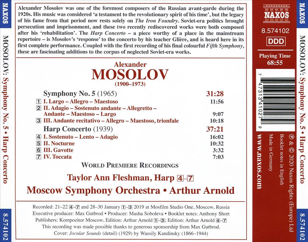 TAYLOR ANN FLESHMAN / MOSCOW SYMPHONY ORCHESTRA / ARTHUR ARNOLD ...