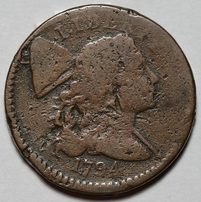 1794 Liberty Cap Large Cent, Head of 1794 (S-65) - US 1c Copper Coin | eBay