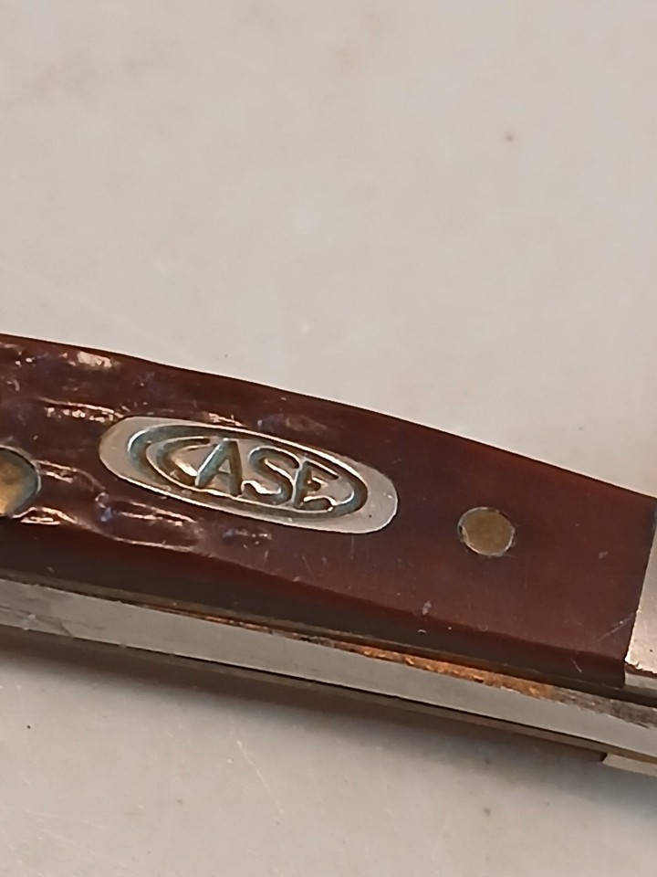 Vintage 1948-64 CASE XX 6233 RED BONE HANDLE KNIFE | eBay