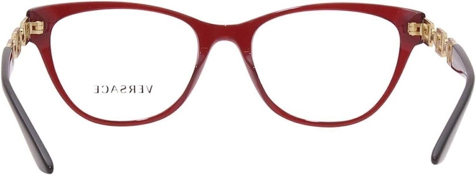 Versace VE 3292 388 54mm Bordeaux Transparent Eyeglasses | eBay