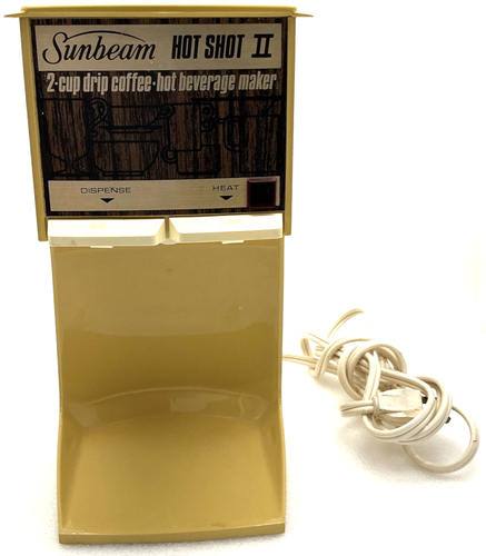 Vintage Sunbeam Hot shot II Coffeemaker 17-43 TESTED FREE SHIPPING!! | eBay