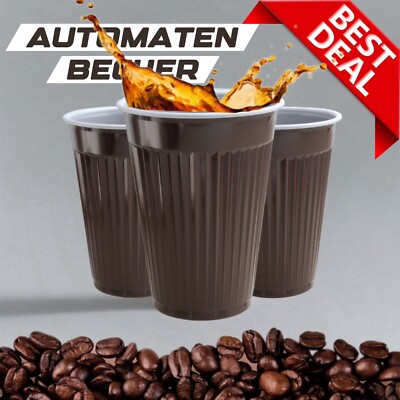 Automatenbecher, Thermobecher - 180ml Braun - Kaffeebecher, Kiosk ...
