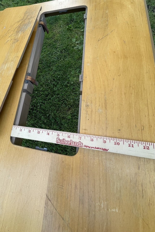 VINTAGE SINGER FOLDING SEWING MACHINE TABLE 32" CARD TABLE for 301 | eBay