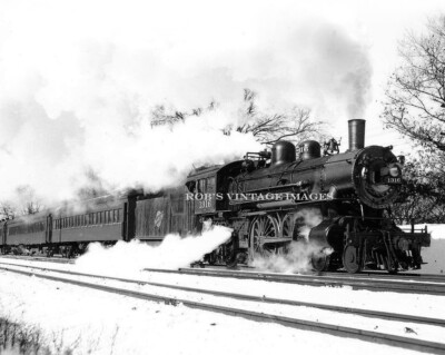 Chicago Northwestern Railroad photo Steam Locomotive 1316 4-4-2 train ...