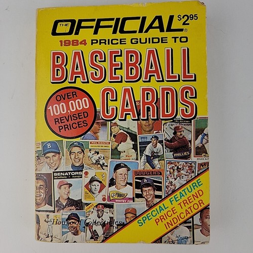 The Official 1984 Beckett Price Guide To Baseball Cards Paperback Book ...