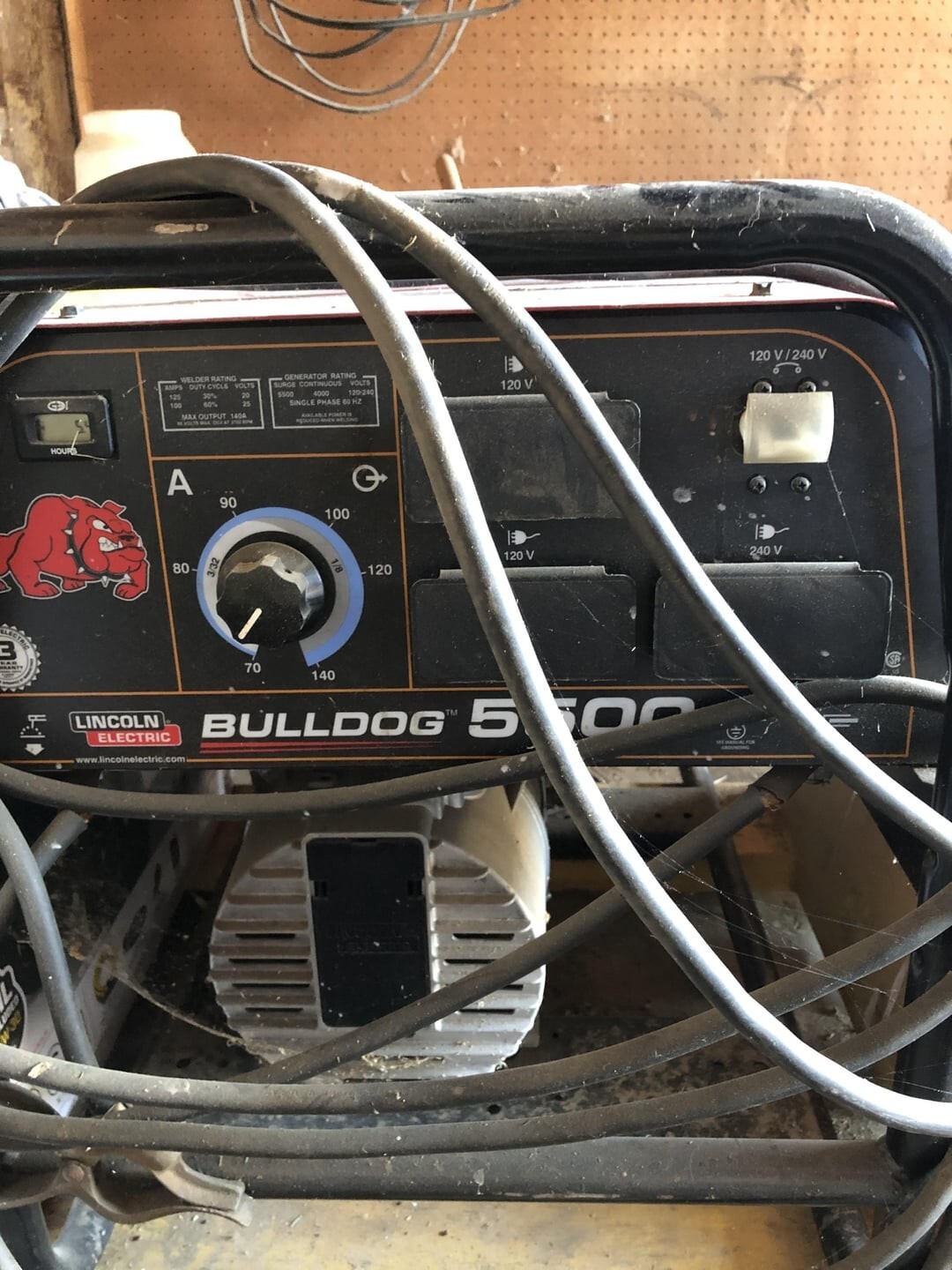 Lincoln Electric Bulldog 5500 Arc Welder/Generator with 277CC Kohler ...