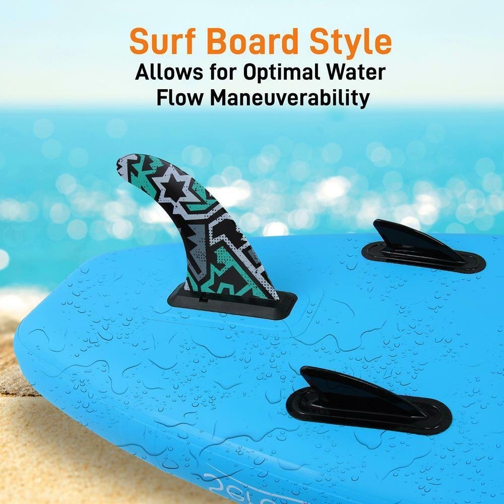 SereneLife Thunder Wave Water Fin for SUP Stand-Up Inflatable Paddle ...