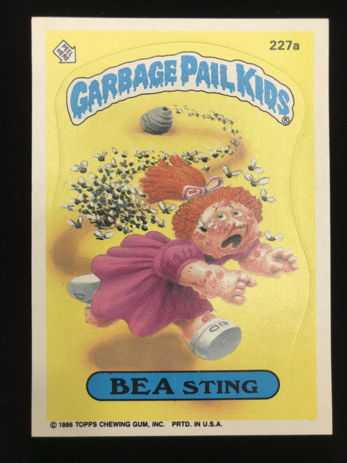 Bea Sting 1986 Garbage Pail Kids #227a Vintage GPK | eBay