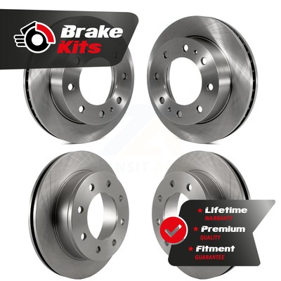 Front Rear Disc Brake Rotors Kit For 2008-2020 Chevrolet Express 2500 6 ...