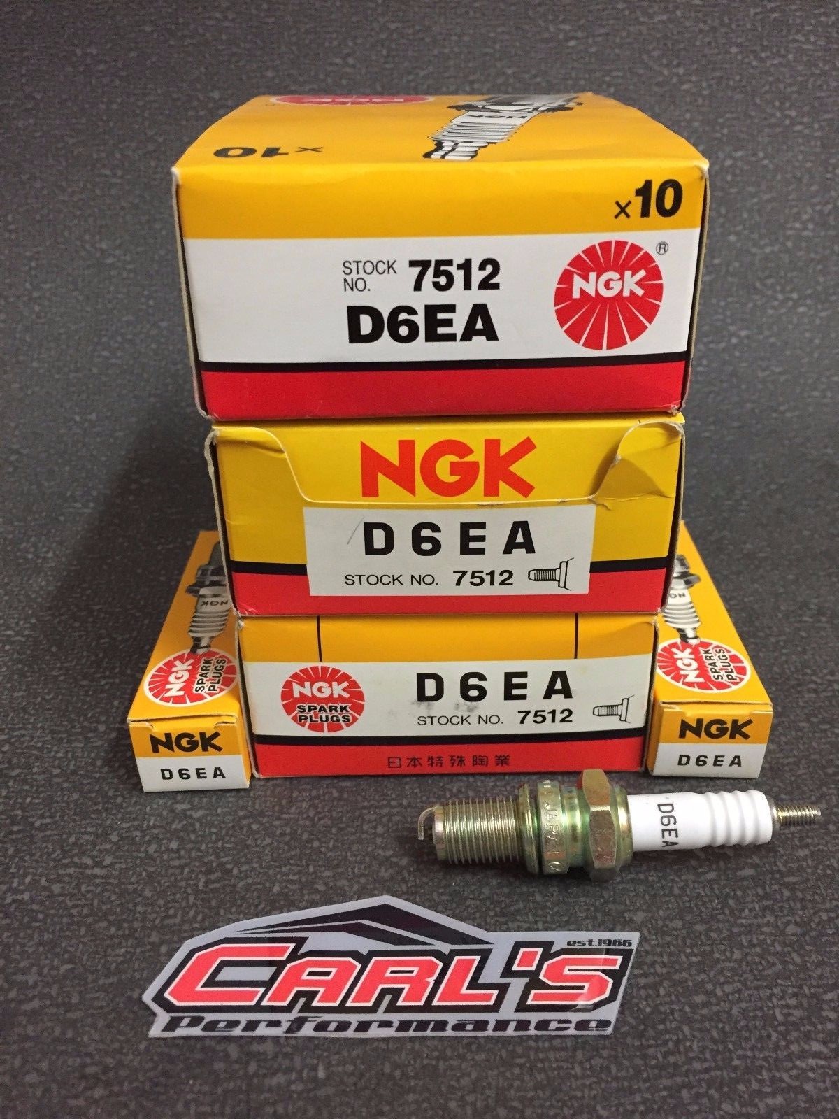 NGK D6EA D6 EA New Old Stock Unused Spark Plug Vintage NOS AHRMA VW ...