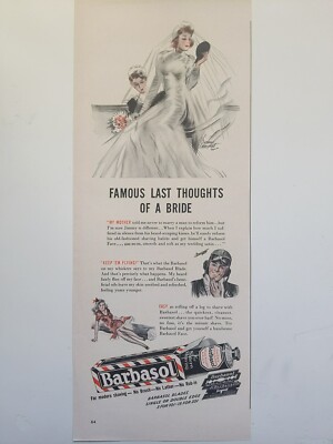 1942 Vintage Barbasol, Print Ad. World War II Era | eBay