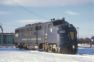 BAR F3A 42 at Northern Maine Jct., ME on February 5, 1970 5 x 7 Photo ...