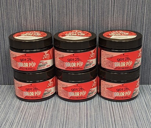 6 x Got2b Color Pop Semi Permanent Hair Color Red Mask 5.1 fl oz | eBay
