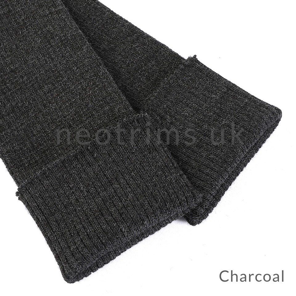 Rib Knit Cuffs Pair,Tubular Ribbing Seamless Cuffing Fabric ReVamp ...