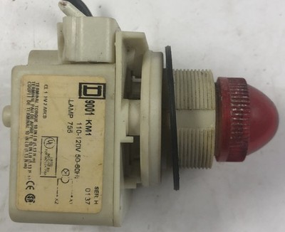 Square D Lamp 755 30mm Red Electric Pilot Lamp- 9001KM1 | eBay