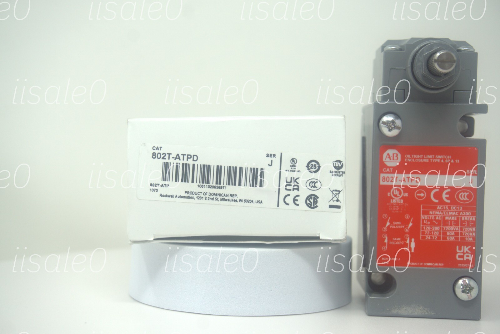 Allen-Bradley 802T-ATPD Metal Plug-In Oiltight Limit Switch for sale ...